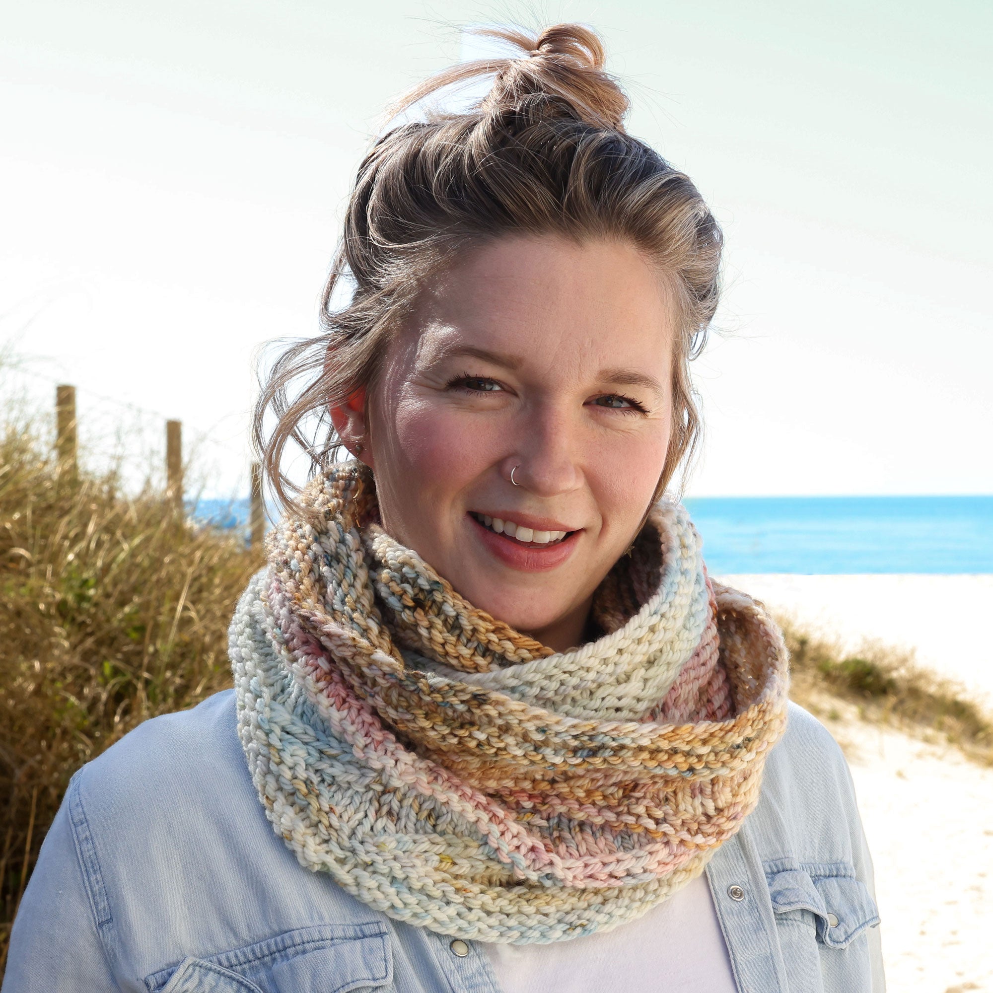 Intertwined Cowl Knit Kit – Bad Sheep Yarn