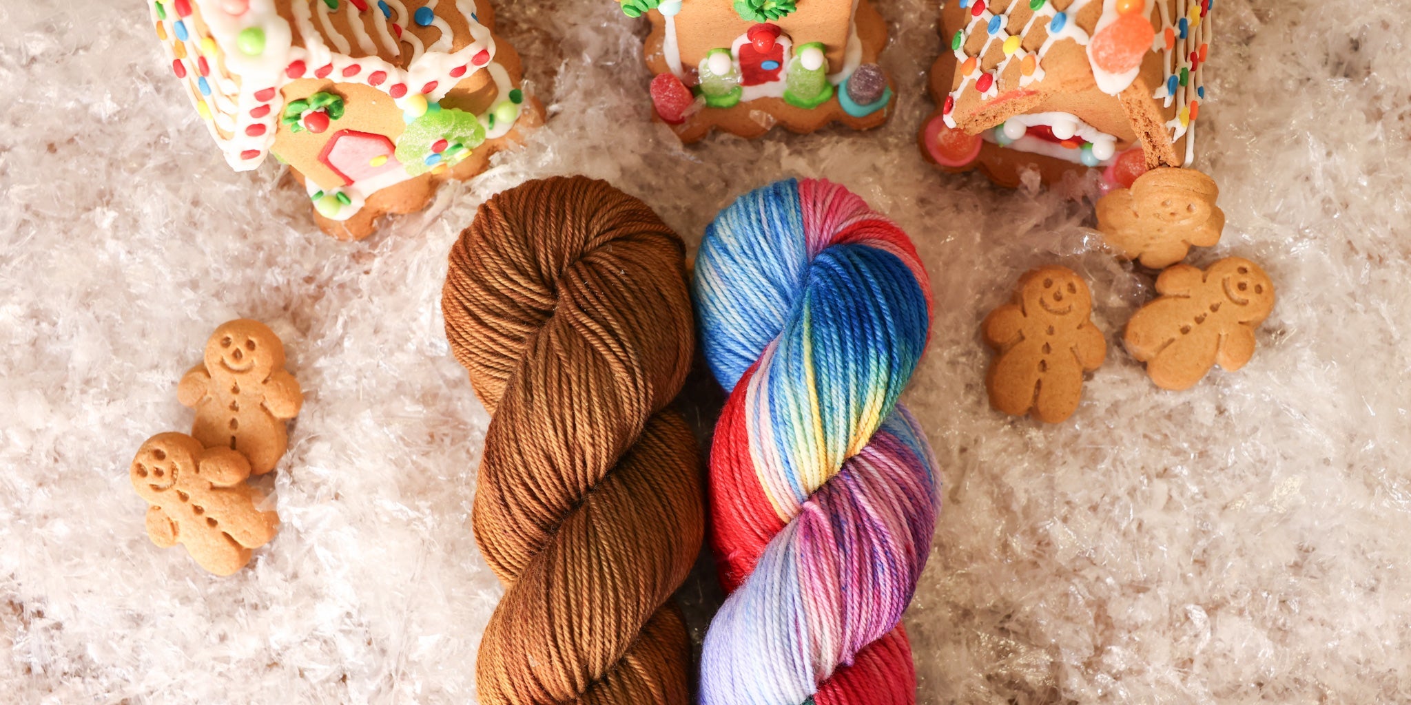 Gingerbread and Gumdrop Buttons – Bad Sheep Yarn