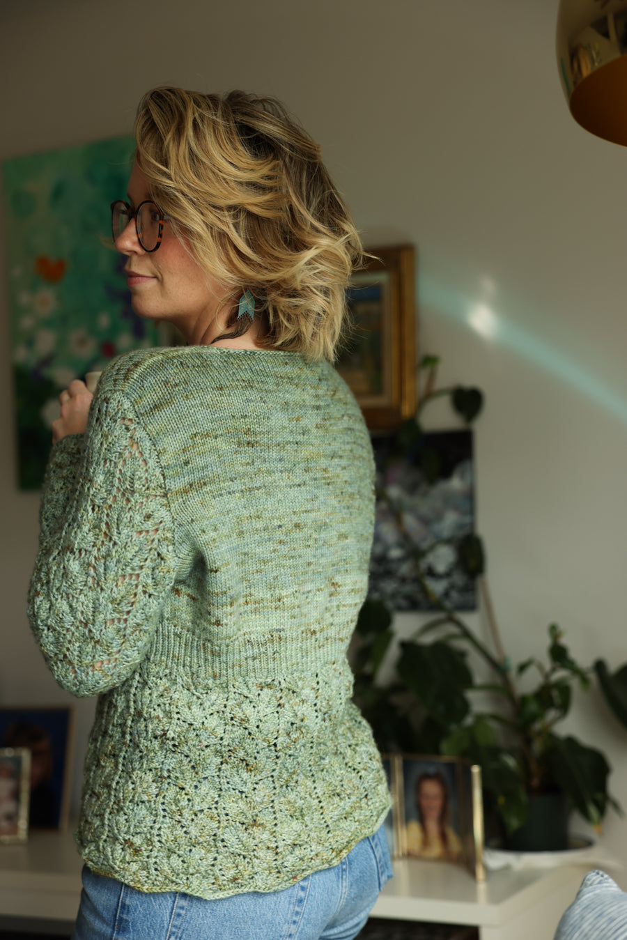 Elm Lace Pullover Knit Pattern – Bad Sheep Yarn