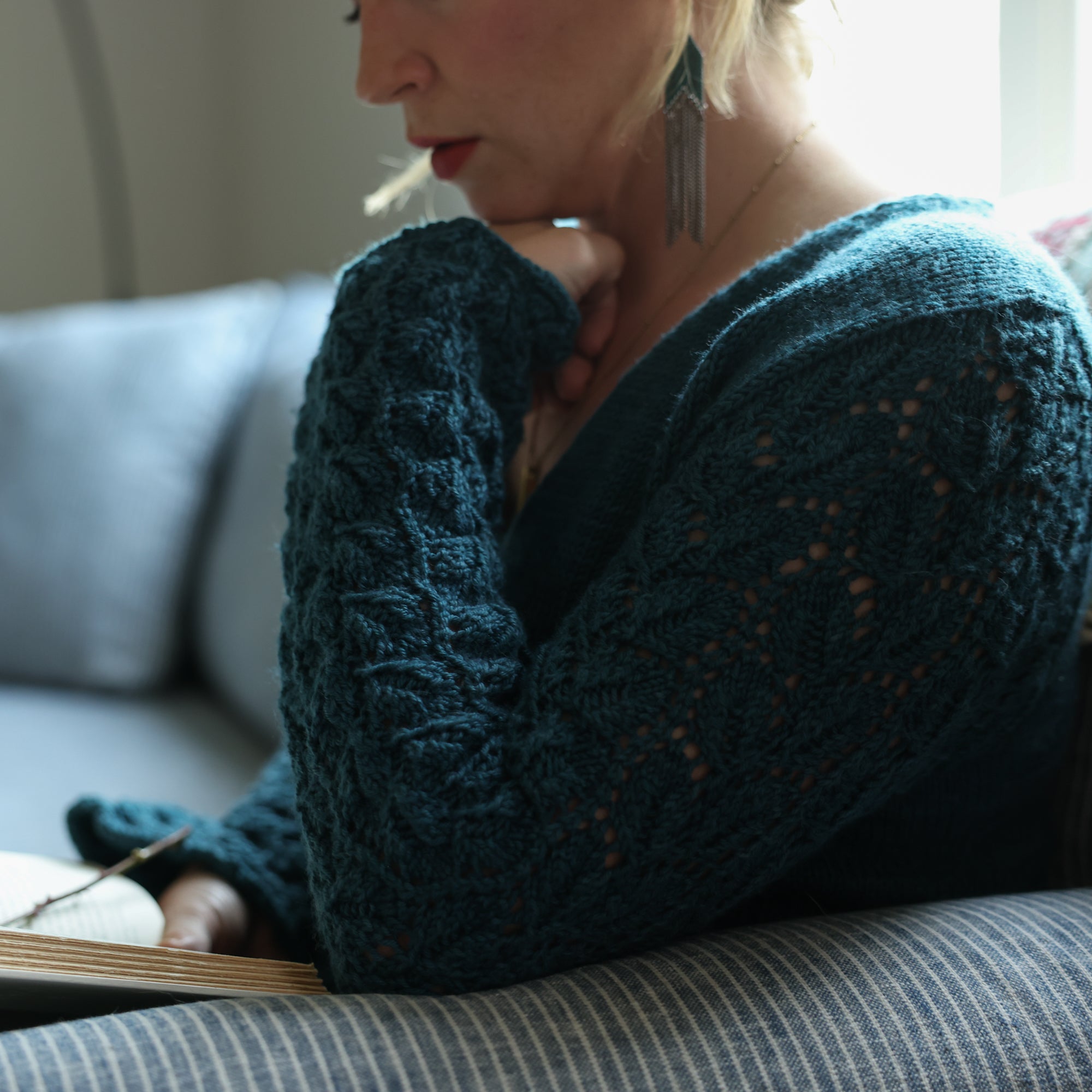 Elm Lace Pullover Knit Pattern & Kit – Bad Sheep Yarn