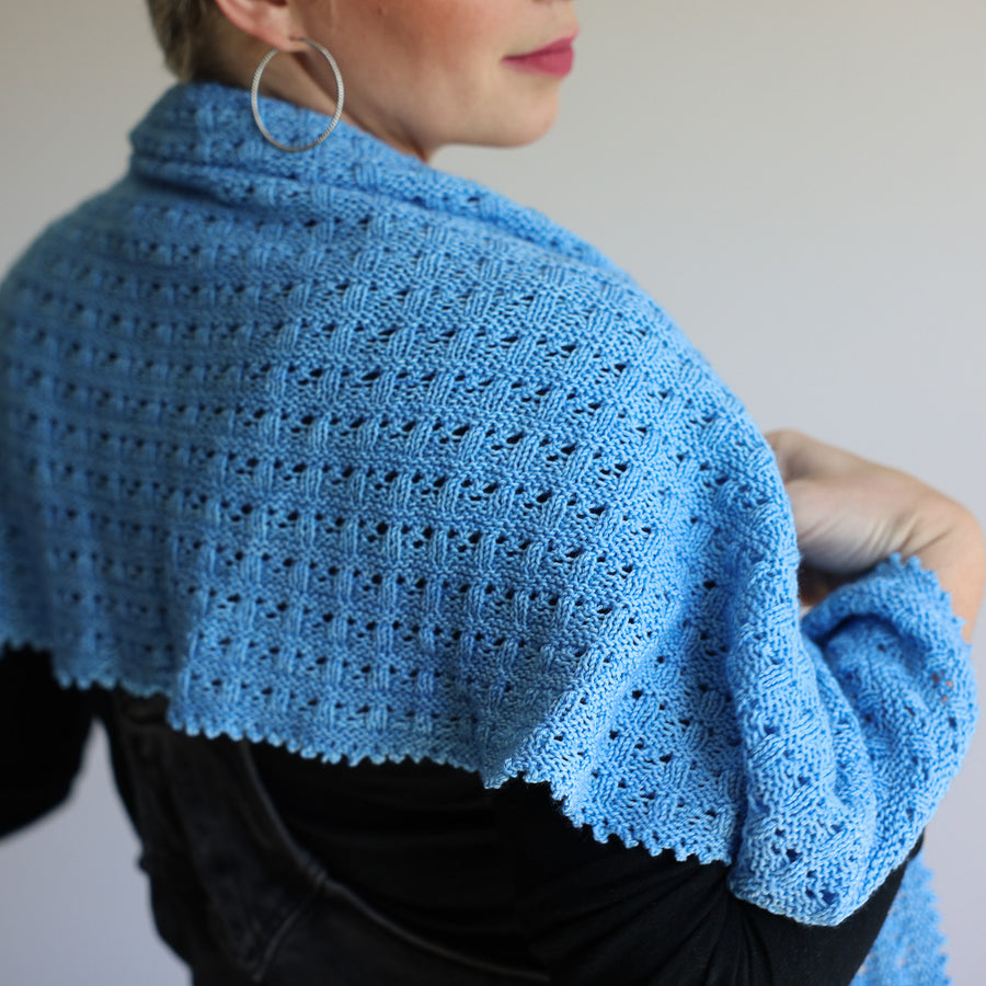 Dusk in the Desert Knit Shawl Pattern – Bad Sheep Yarn